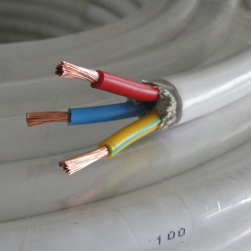 AOBEST H05VV-F Flexible PVC Insulated Power Cable - 3x6mm2