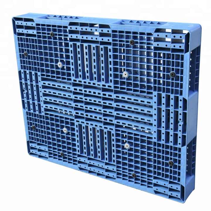 Durable 1200x1200 Euro Plastic Stackable Double Side 4 Way Pallet