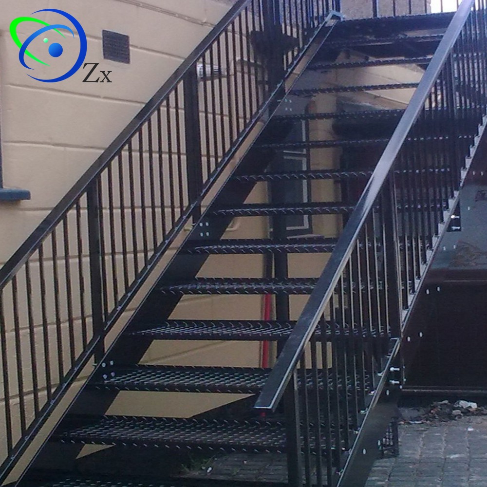 Outdoor Fire Escape Steel Stairs - Durable & Safe Solutions