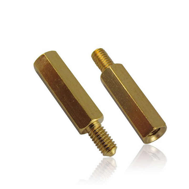 M12 Hexagonal Spacer - Brass Standoff for Secure Mounting