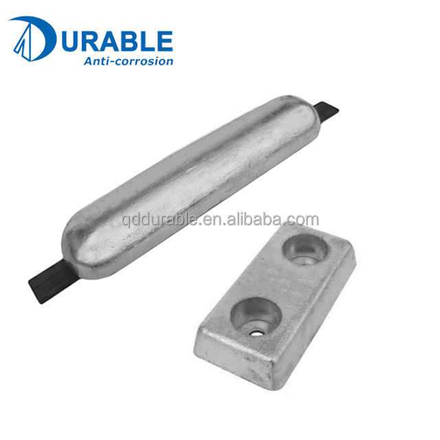 Zinc Alloy Galvanic Ship Hull Sacrificial Anodes - Durable & Efficient