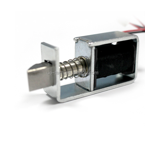 Push Pull Tubular Solenoid Linear Solenoid DC12V/24V 12MM Stroke UE-2551T