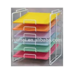 Buy Freestanding metal scrapbook paper display rack with Custom Designs ...