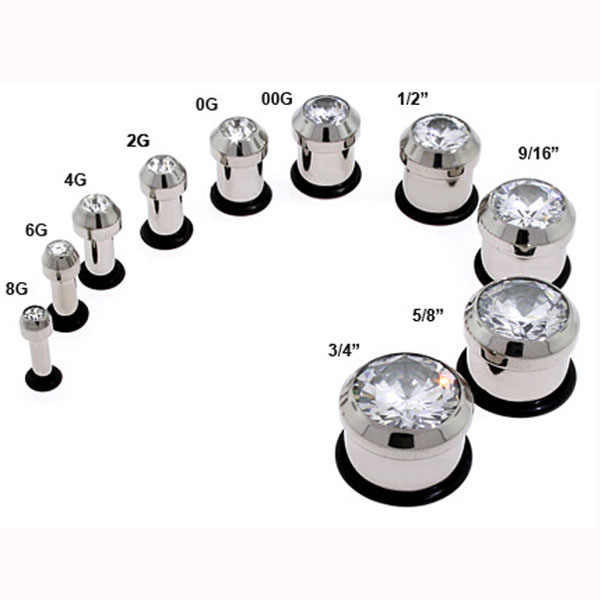 Ear Gauges Size Chart