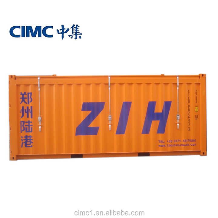 20ft Hard Open Top Shipping Container - ISO9001 Certified