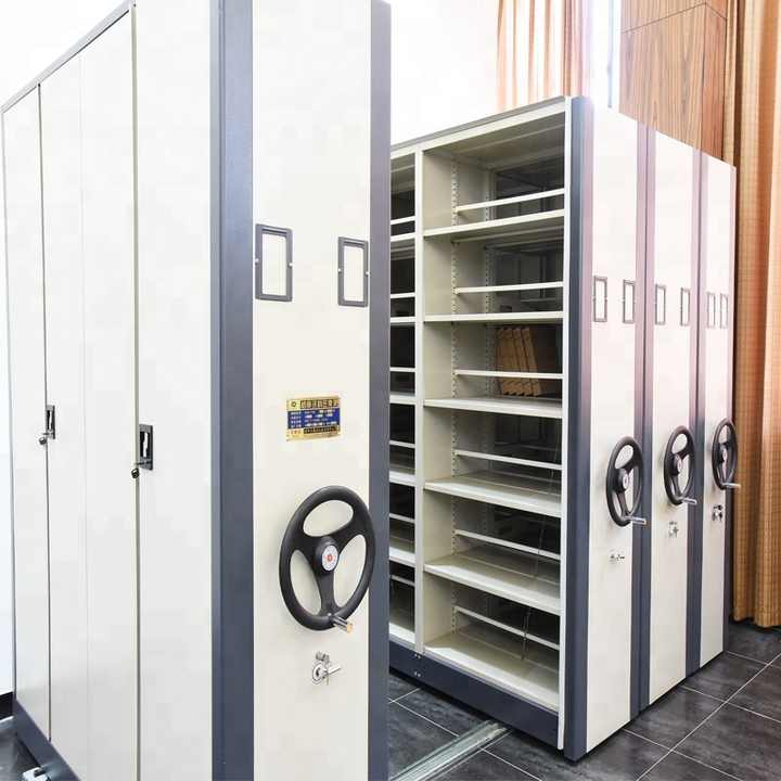 Library Compact Mobile Shelving Archive Cabinet Bulk Filing Cabinet
