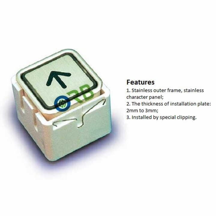 Elevator Push Button Hall Call Button Elevator Parts COP Panel Button ...