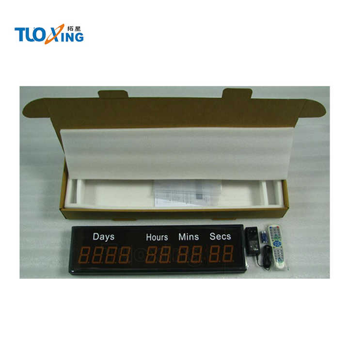 10000 Days LED Digital Countdown Timer Wall Mount - TUOXING
