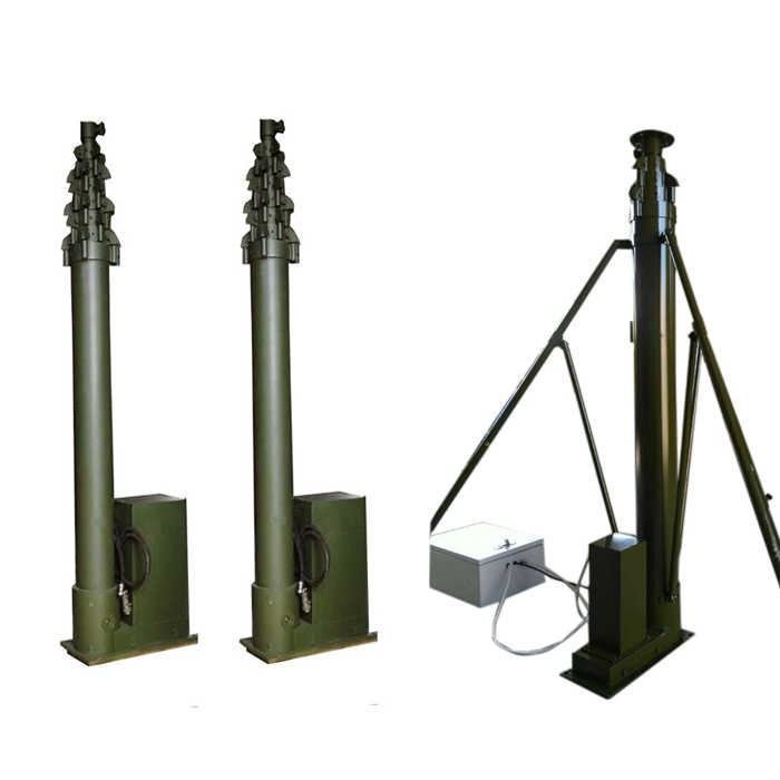 20Ft 6m electrical telescoping mast tripod for video sports