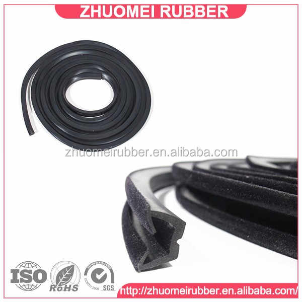 Flocking Rubber Sliding Window Glass Channel - ZHUOMEI RUBBER