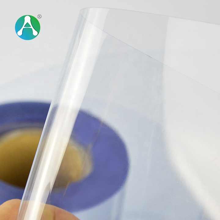 0.14mm Transparent Rigid Plastic Sheet clear Pvc Film Roll for windows ...