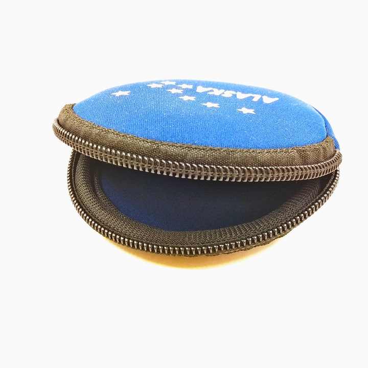 Money Pouch with Zipper - Custom Logo Neoprene Coin Purse