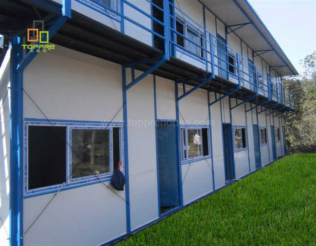 Modular Double Storey House for Temporary Workers' Quarters