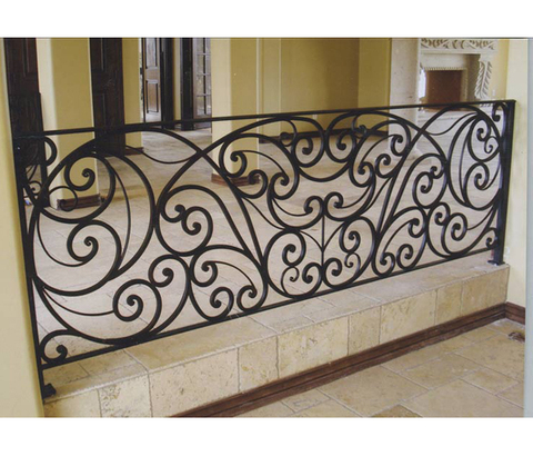 Simple Forged Iron Window Railing Design - Juliette Iron Railings