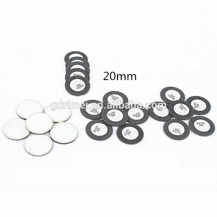 2023 rimei yüksek frekanslı 20mm 1.7MHZ ultrasonik piezo seramik disk ...