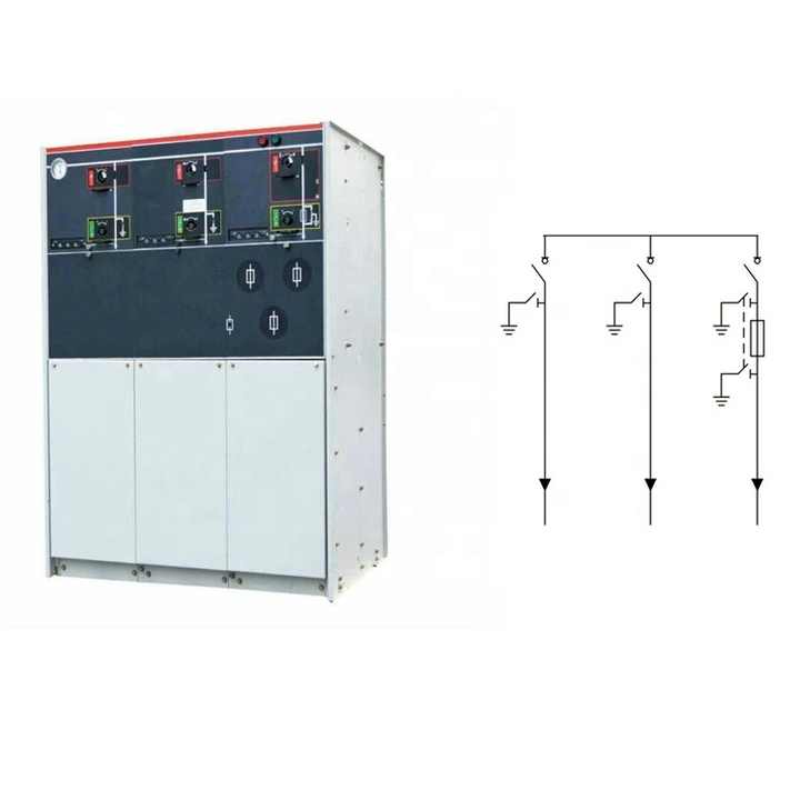 11kV SF6 Ring Main Unit 3 way RMU, CCF 3 way: 2 switch + 1switch-fuse ...