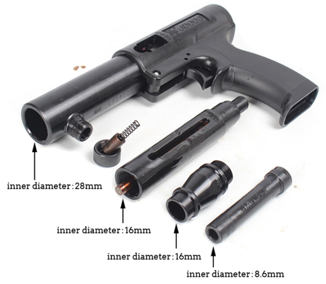 399 Cheap Semi-Automatic Black Nail Gun and Accessory
