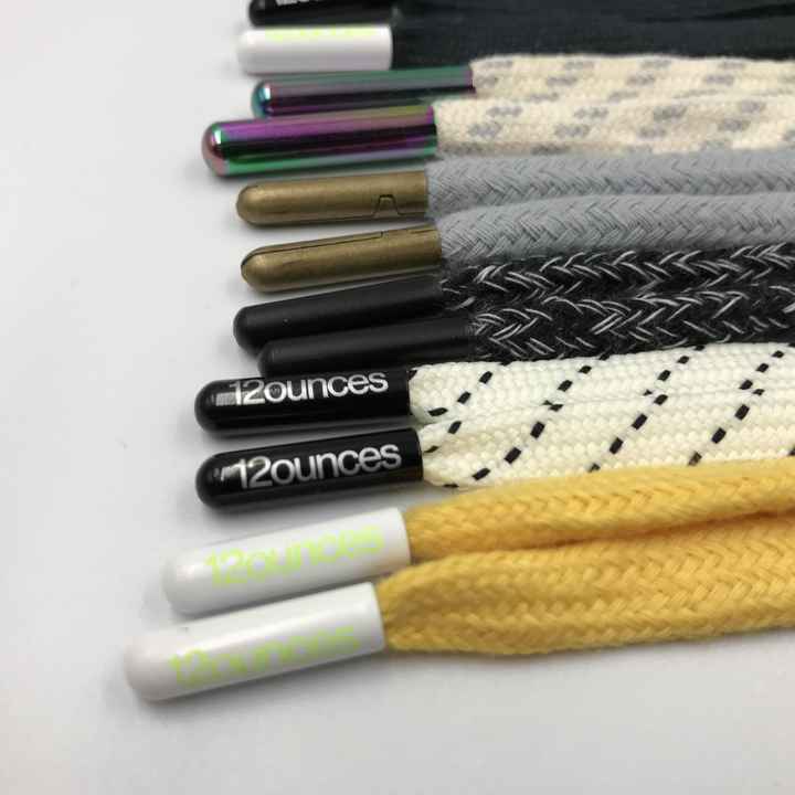 Custom Colorful 6mm Colored Polyester Cord with Cord Ends