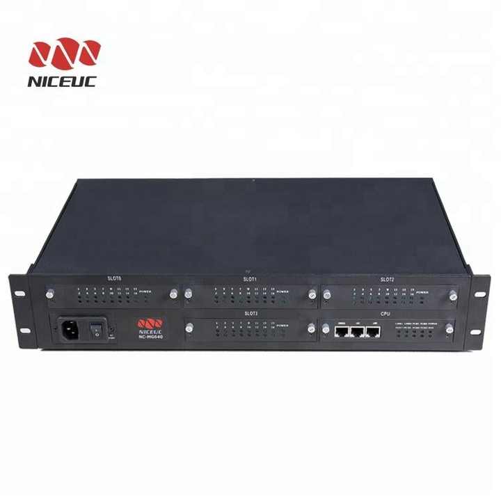 64 Fxs Fxo Ports Analog to IP Converter Gateway Adapter