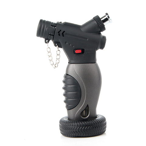 Mini Gas Torch Lighter Windproof Jet Flame Lighter With Key Chain ...