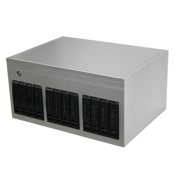 Hot Swap NAS Case - 12 Bay Storage Solution with Flex PSU