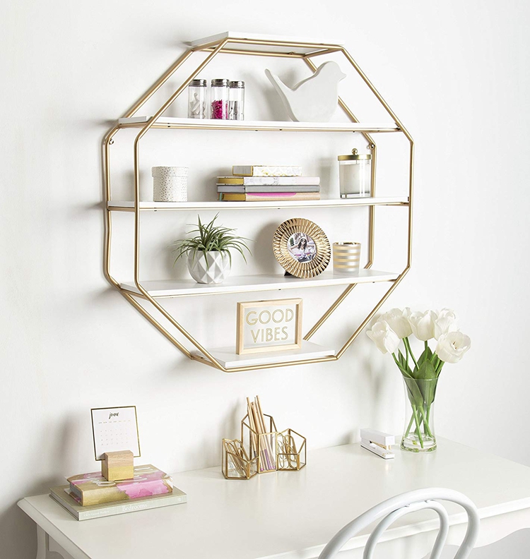 Octagonal Shelf - Stylish Storage for Your Home Decor