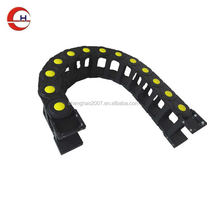 Nylon Plastic Cable Tray Chain for CNC Lathes - Flexible & Durable