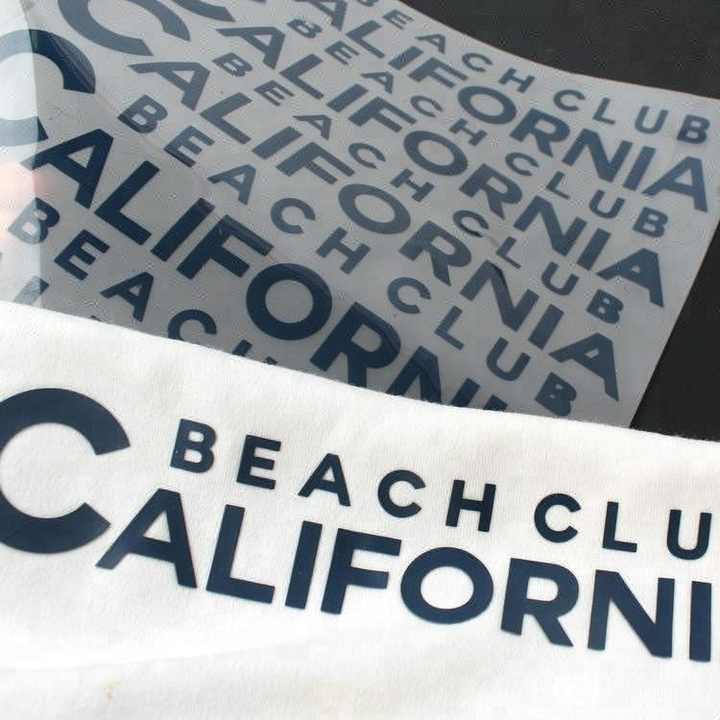 Custom 3D Raised Logo Silicon T-Shirts Heat Transfer Sticker