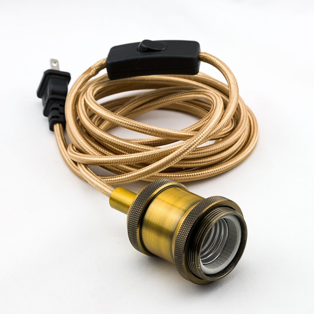 E27 Lamp Holder with Switch - Vintage & Energy Efficient