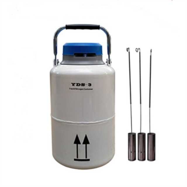 3L Storage Cryogenic Dewar Tank - Liquid Nitrogen Container