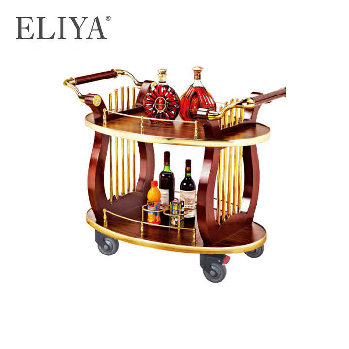 Custom Wooden Luxury Hotel Restaurant Food Serving Trolley| Alibaba.com