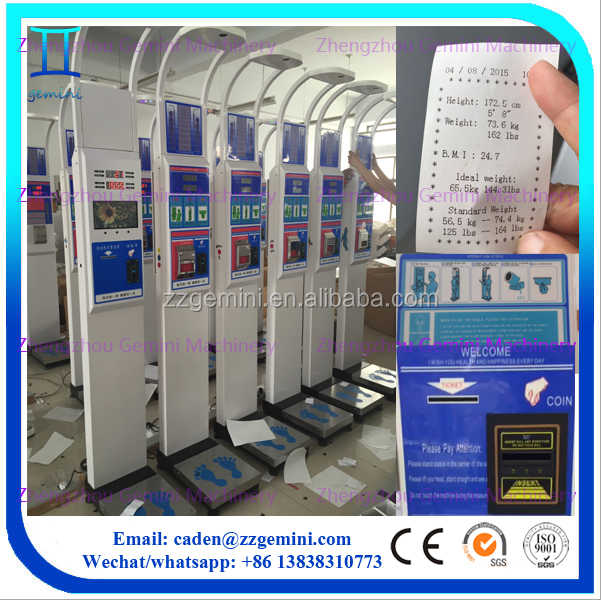 Scales Vending Machine Weight and Height Machine , Coin-operated ...