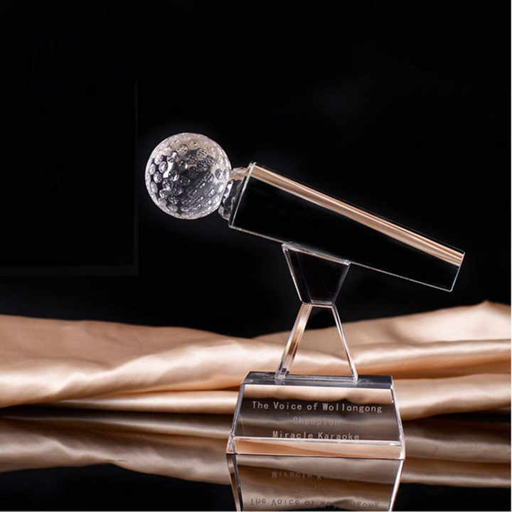 Micro Cristal - Crystal Microphone Souvenir Trophies