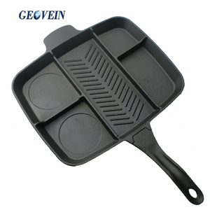 Non-Sticky cast iron divided 5 in 1 multi master pan from Various ...