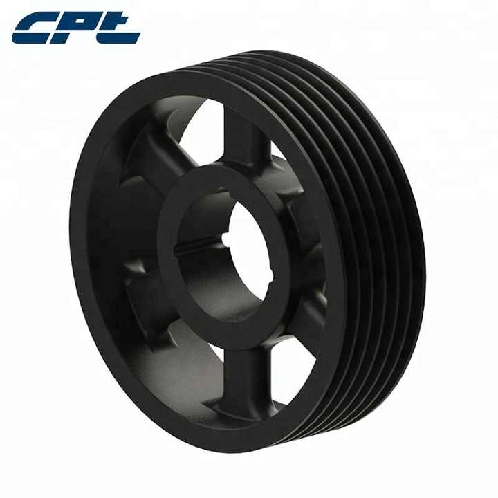 CPT SPZ Pulley 6 Grooves - Durable Cast Iron for Compressors