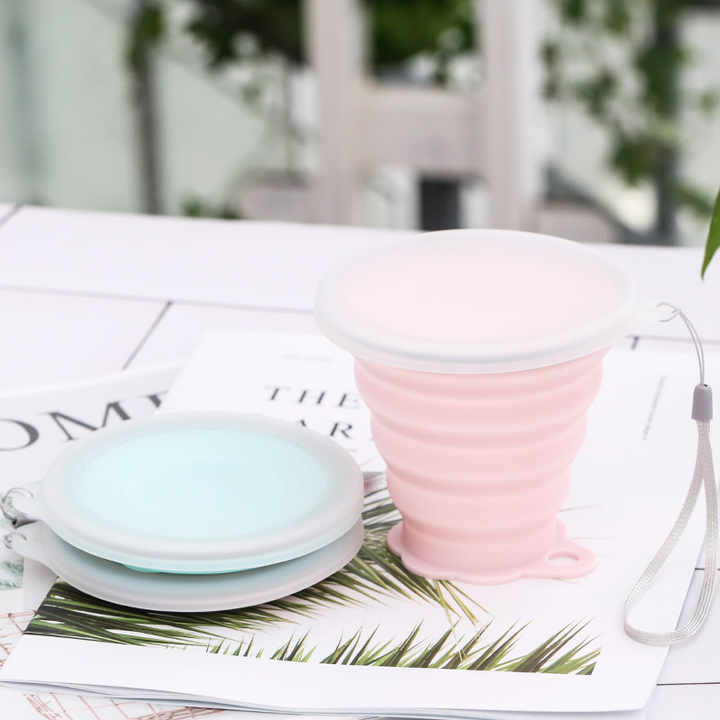 Custom Silicone Foldable Drinking Cup Band - Travel Eco-friendly