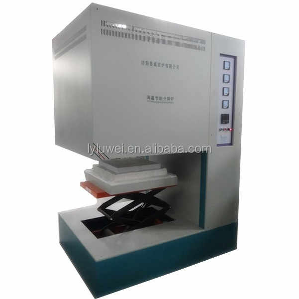 High Temperature Electric Elevator Melting Glass Furnace with MoSi2 ...