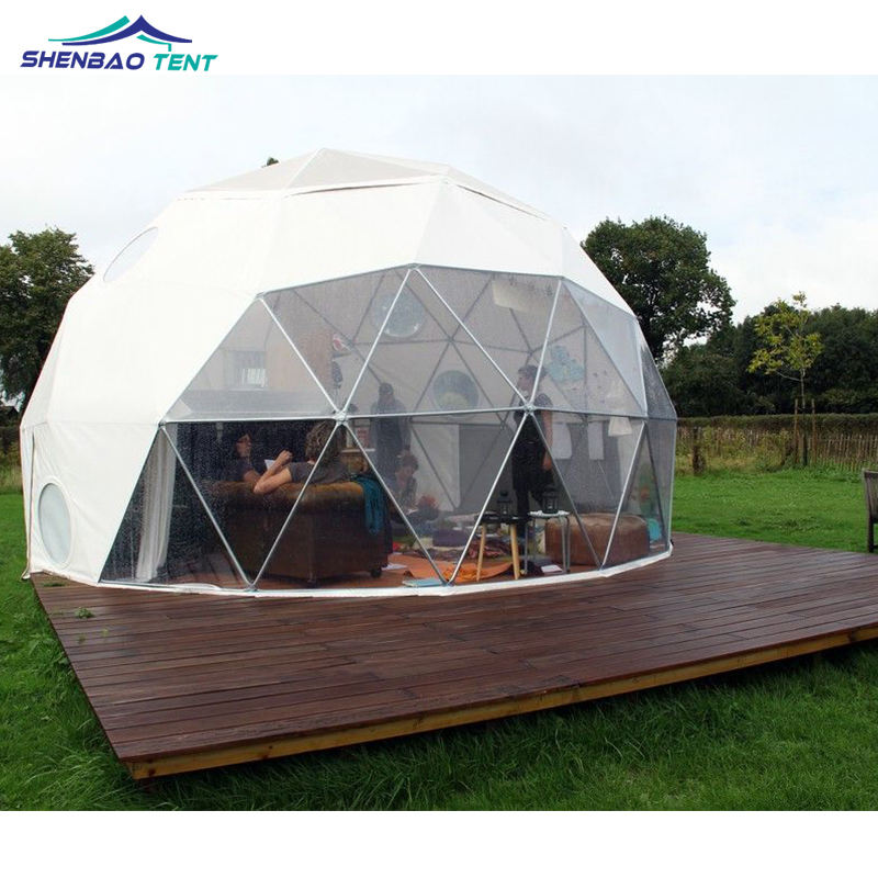 Transparent Half Sphere Dome Roof Glamping Tents for Events, Weddings ...