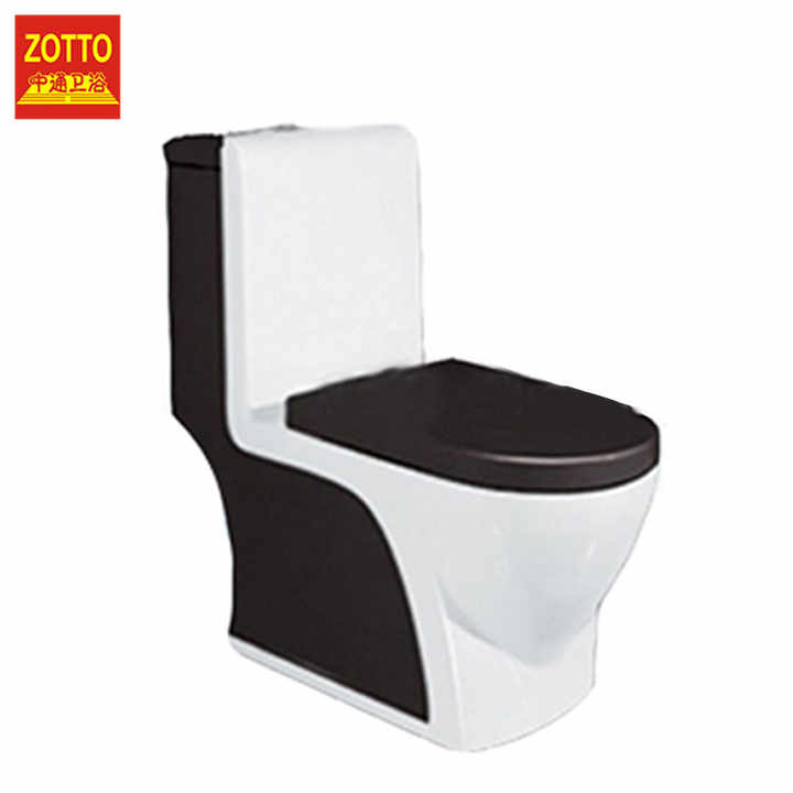 ZOTTO Sanitary Ware Sets - Elegant White and Black Toilets