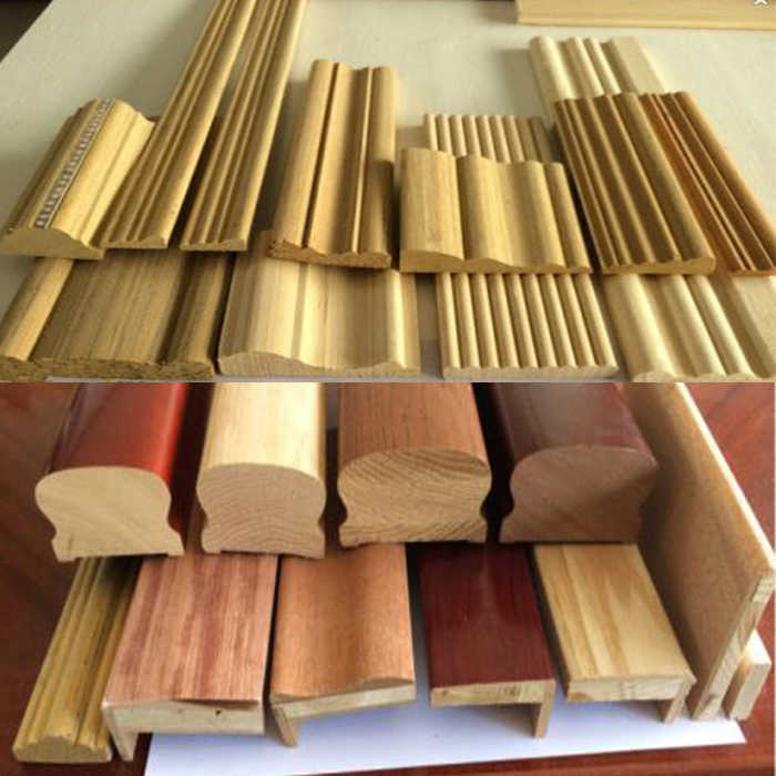 Wooden Door Frame Making Machine/skirting Line Door Frame Press ...