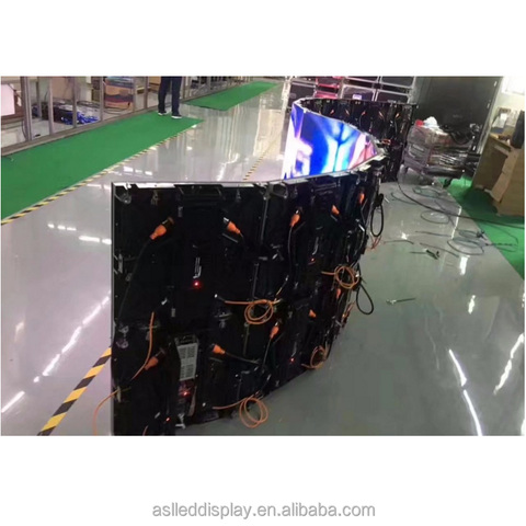 Full Color Flexible Transparent Led Display Screen P3.91 Curve LED ...