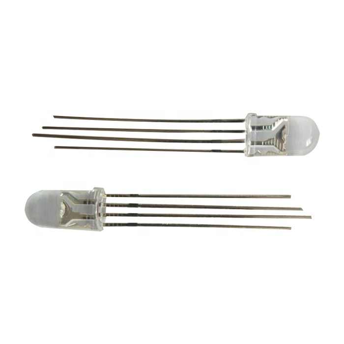 5mm Water Transparent RGB LED Diodes - Original Manufacturer