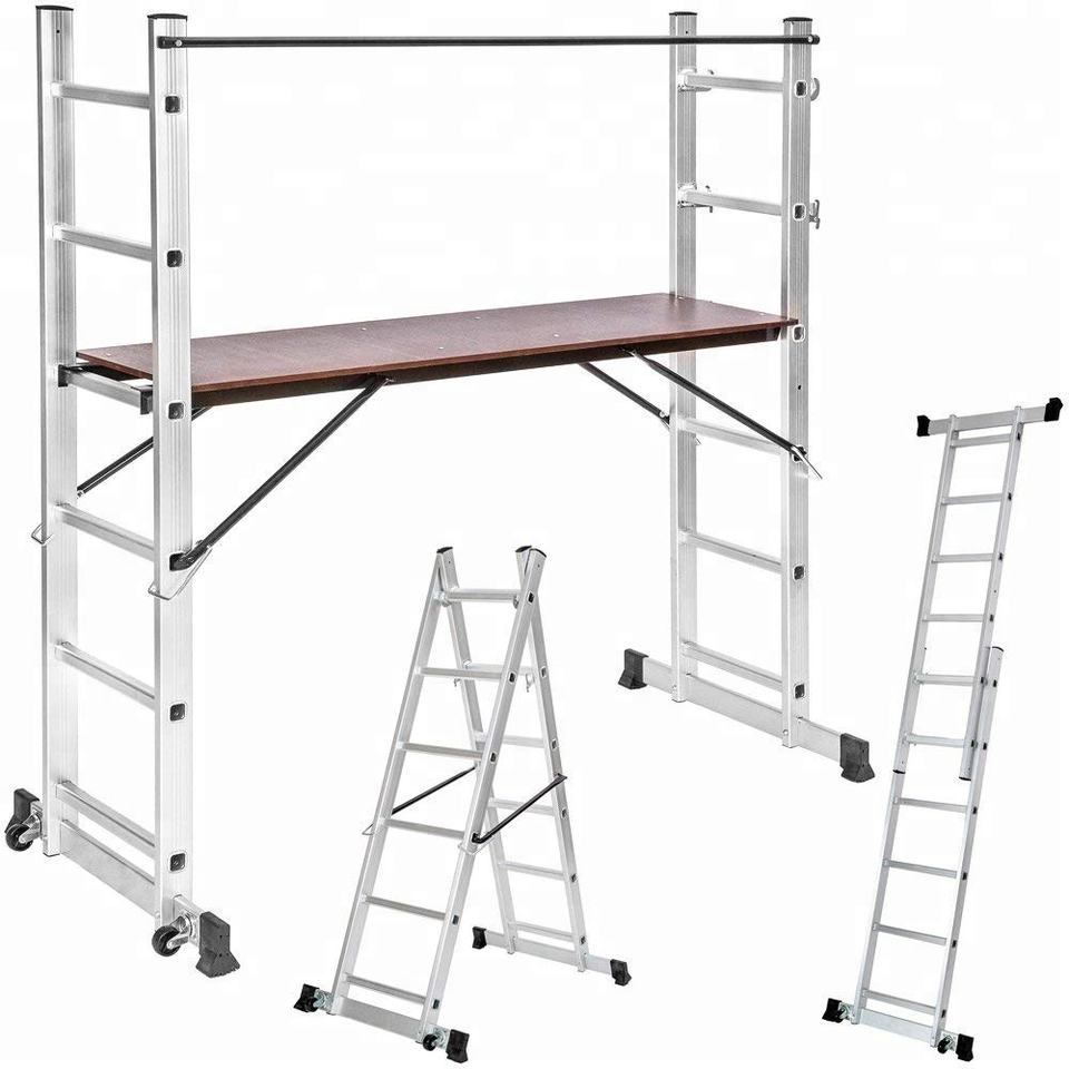 3 in 1 Combination Ladder Scaffold - Versatile & Durable