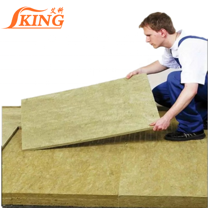 ISOKING Wholesale Insulation Mineralwool Panel 100mm Fire Rated Rock Wool