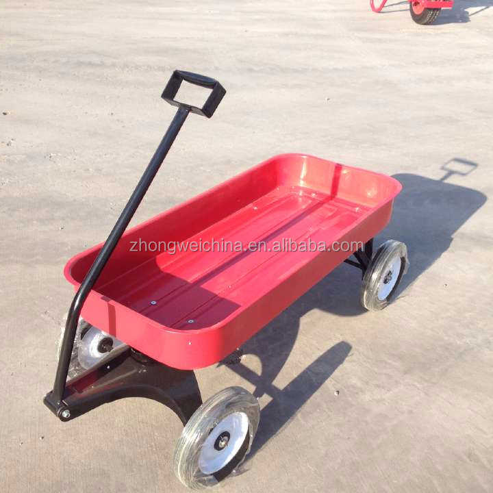 4-wheel Kids Small Garden Wagon Cart TC1817 by ZHONGWEI