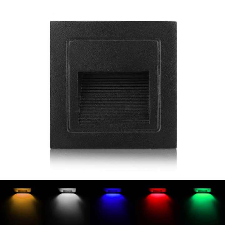 1W & 3W Embedded Aluminum LED Wall Step Lamps Outdoor AC85-265V