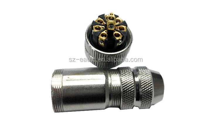 M12 modbus 5 pin connector waterproof micro dc m12 connector 5pi m12 ...