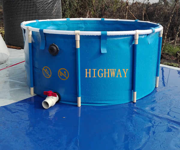 Folding Collapsible PVC Fish Ponds for Aquaculture