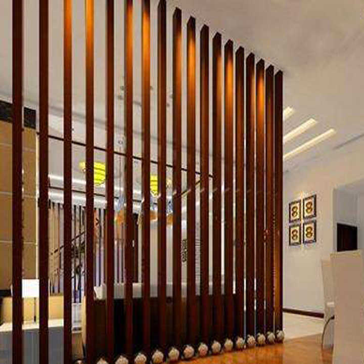 Elegant Insulation Partition Divider Timber Tube for House Decoration