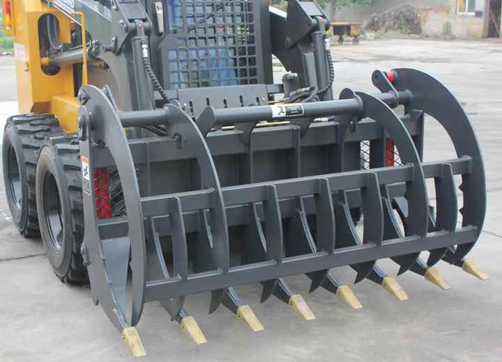 High Quality RSBM Skid Steer Hydraulic Grapple - Video Inspection